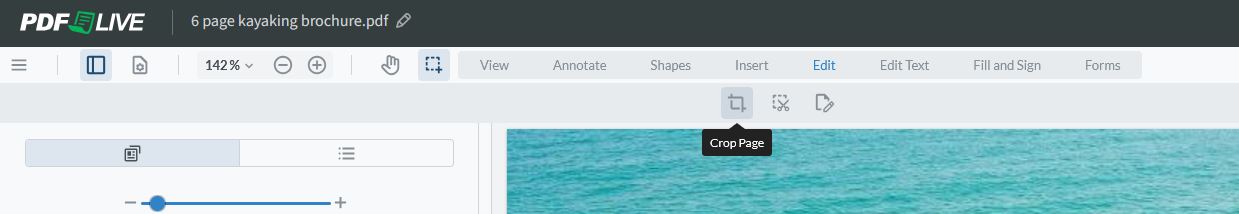 PDF Crop Tool: Edit Images and Resize PDFs Online