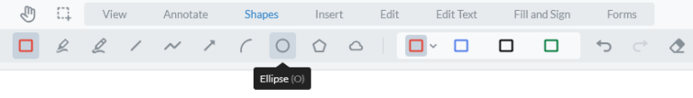 Add Shapes to a PDF | Insert Shapes | PDF Drawing Editor