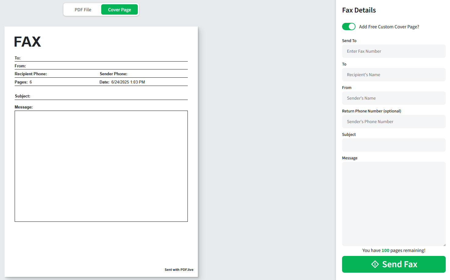 How to Fax From a Computer Without a Phone Line