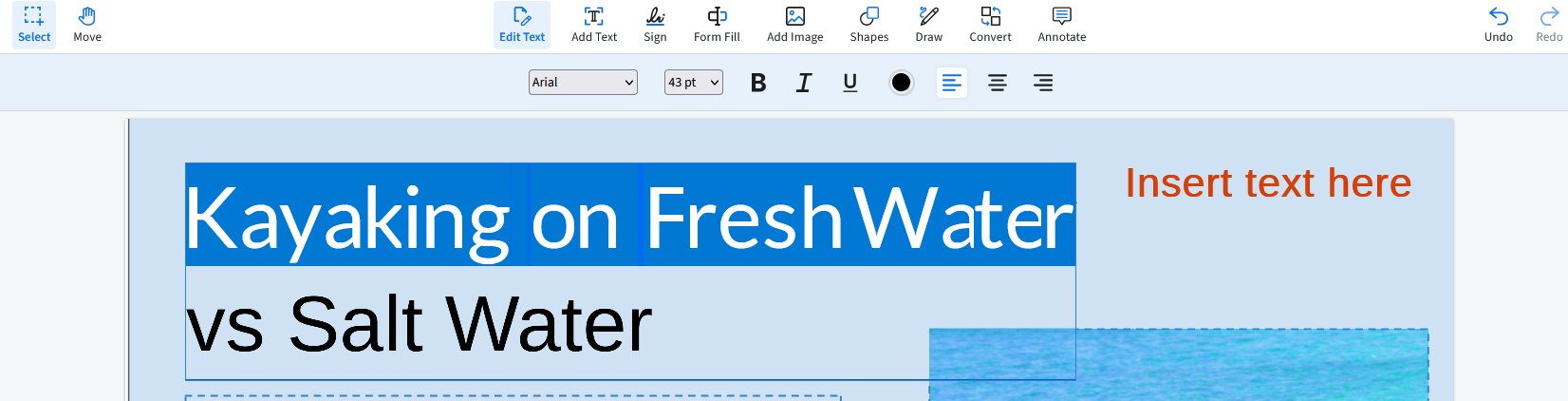 Add a Textbox to a PDF | How to Type on a PDF Online