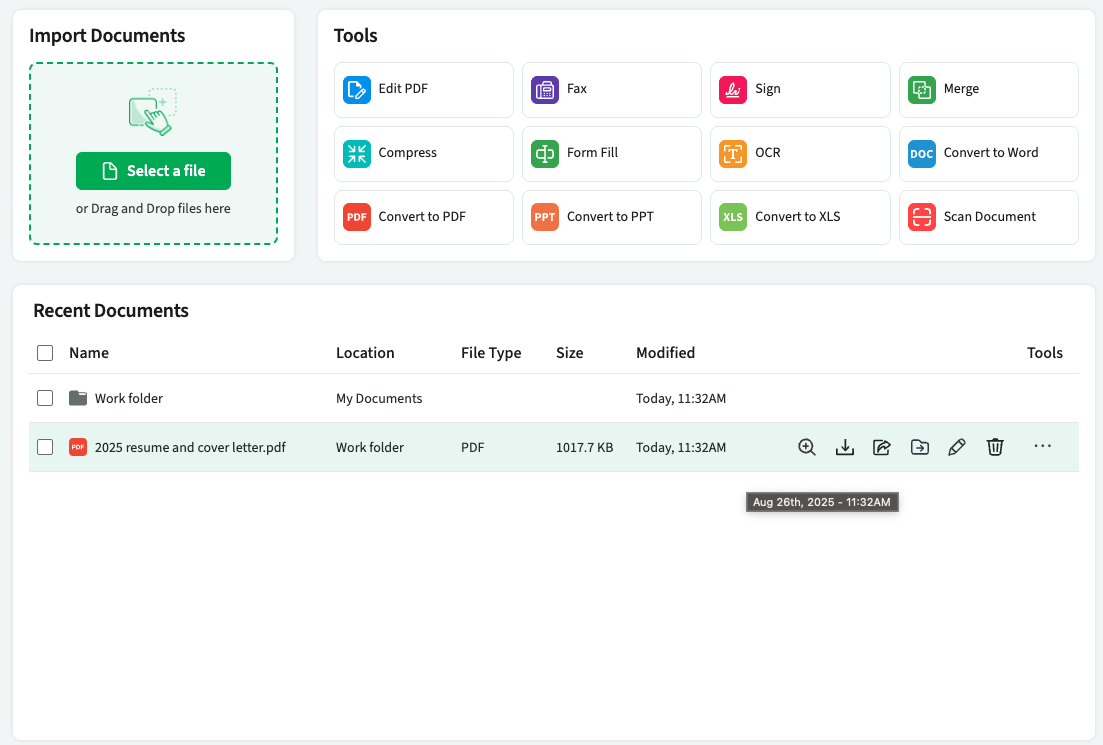Online PDF Storage Options, Free and Paid Cloud Storage